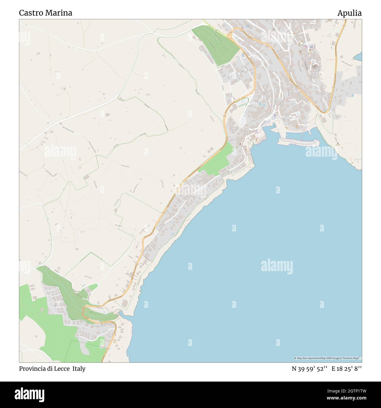 Castro Marina, Provincia di Lecce, Italy, Apulia, N 39 59' 52'', E 18 ...