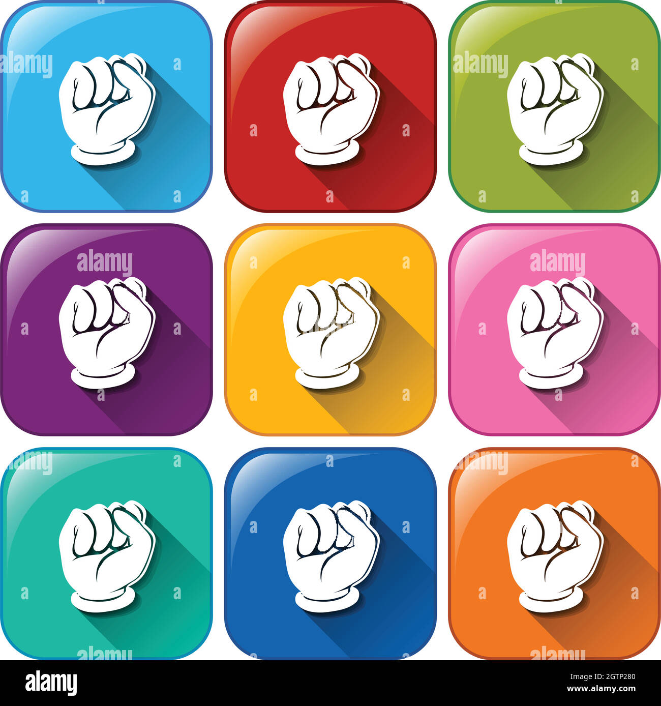 Hand action Stock Vector Images - Alamy