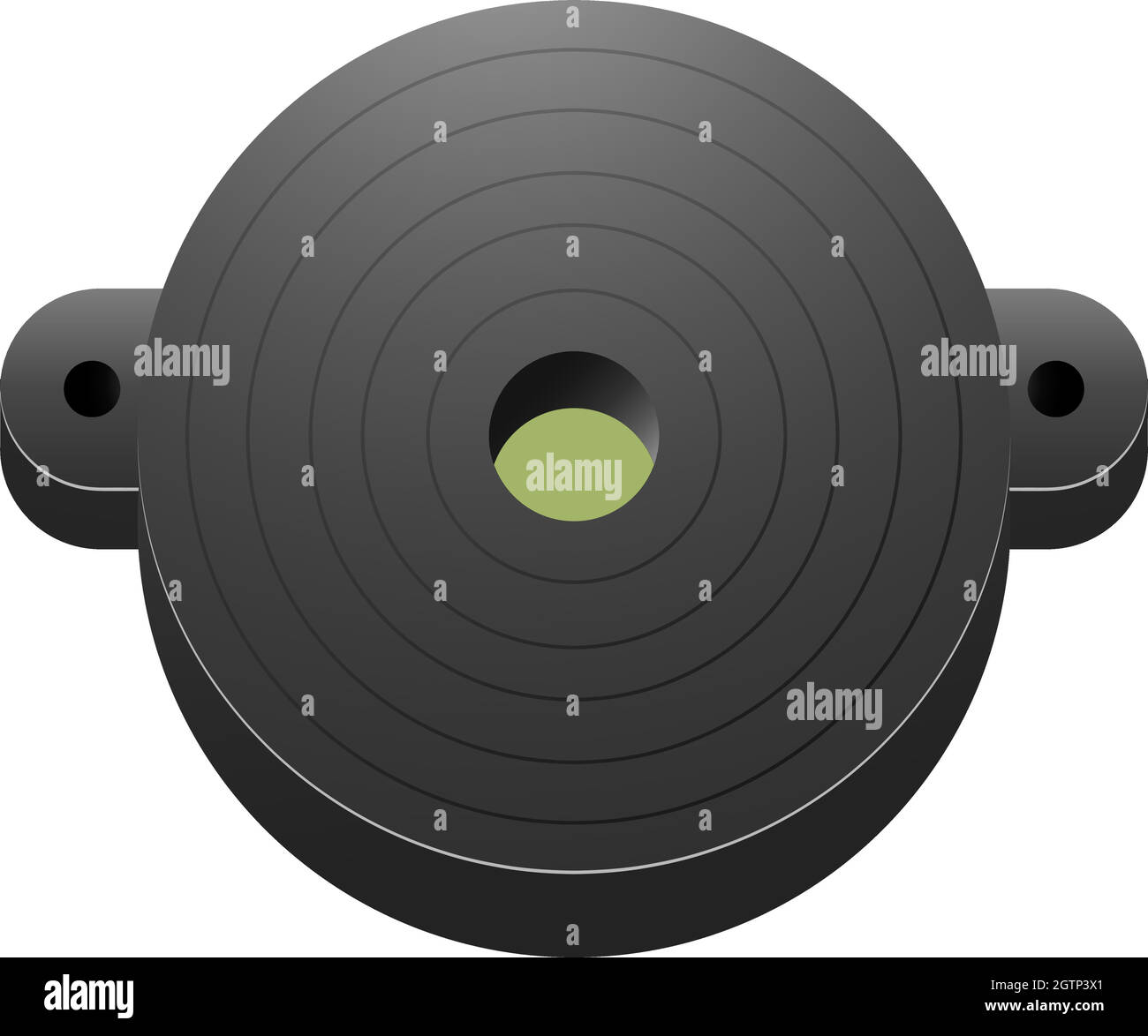 Fire alarm on black Stock Vector Images - Alamy