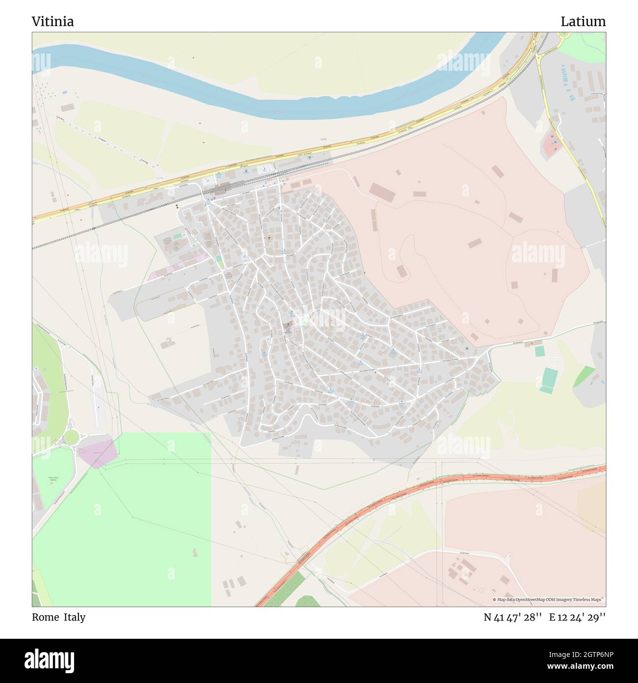 Vitinia, Rome, Italy, Latium, N 41 47' 28'', E 12 24' 29'', map ...