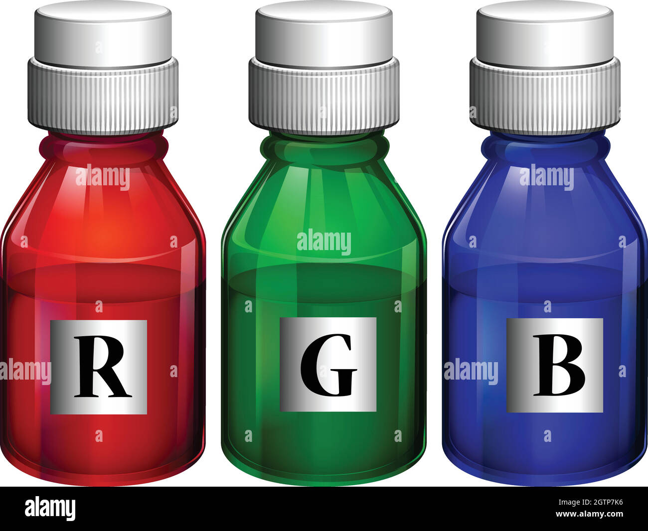 Three bottles of ink Stock Vector Image & Art - Alamy
