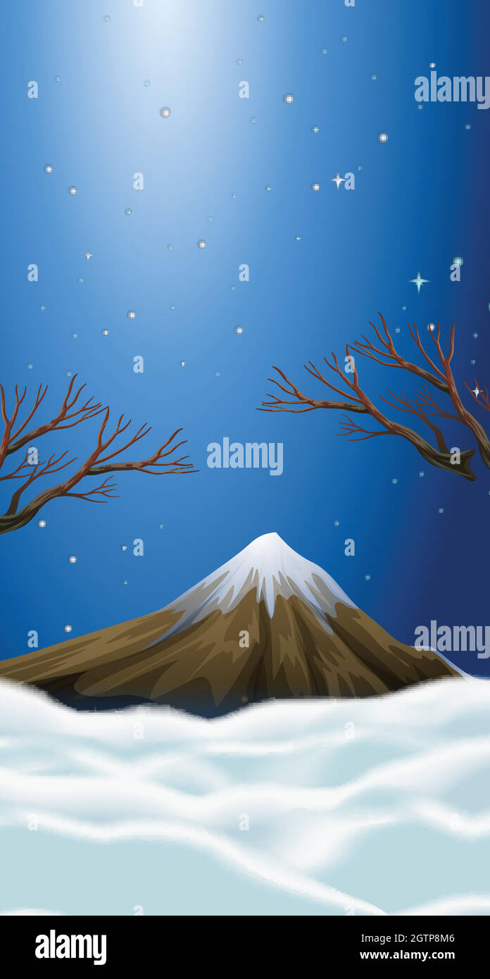 Mountain nature outdoor outside Stock Vector Images - Alamy