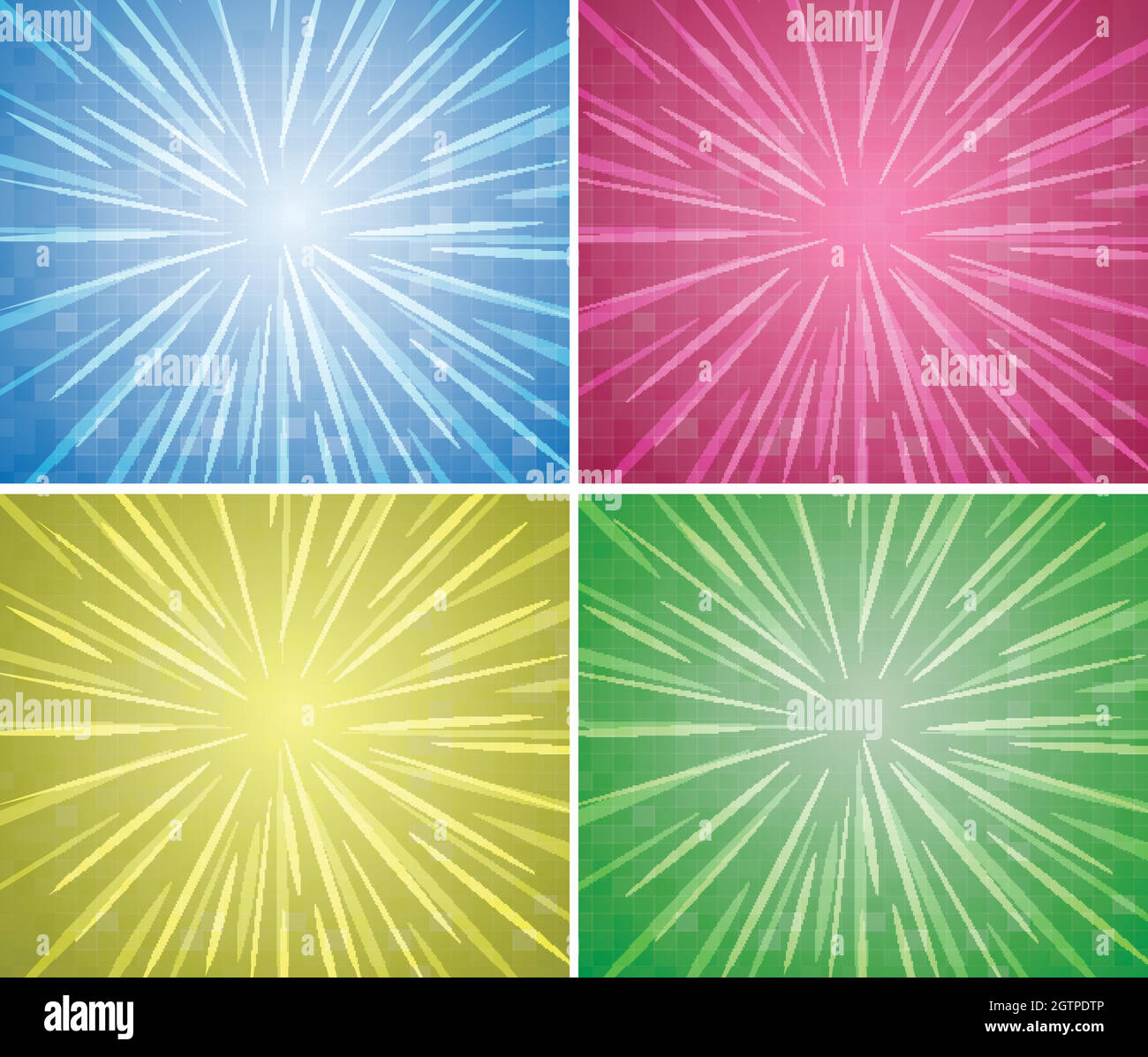 Background design in four colors Stock Vector Image & Art - Alamy