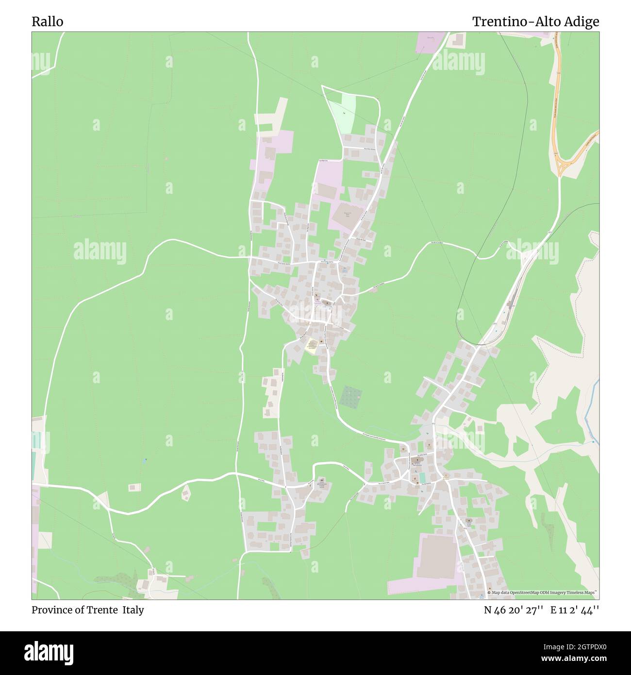 Rallo, Province of Trente, Italy, Trentino-Alto Adige, N 46 20' 27'', E ...