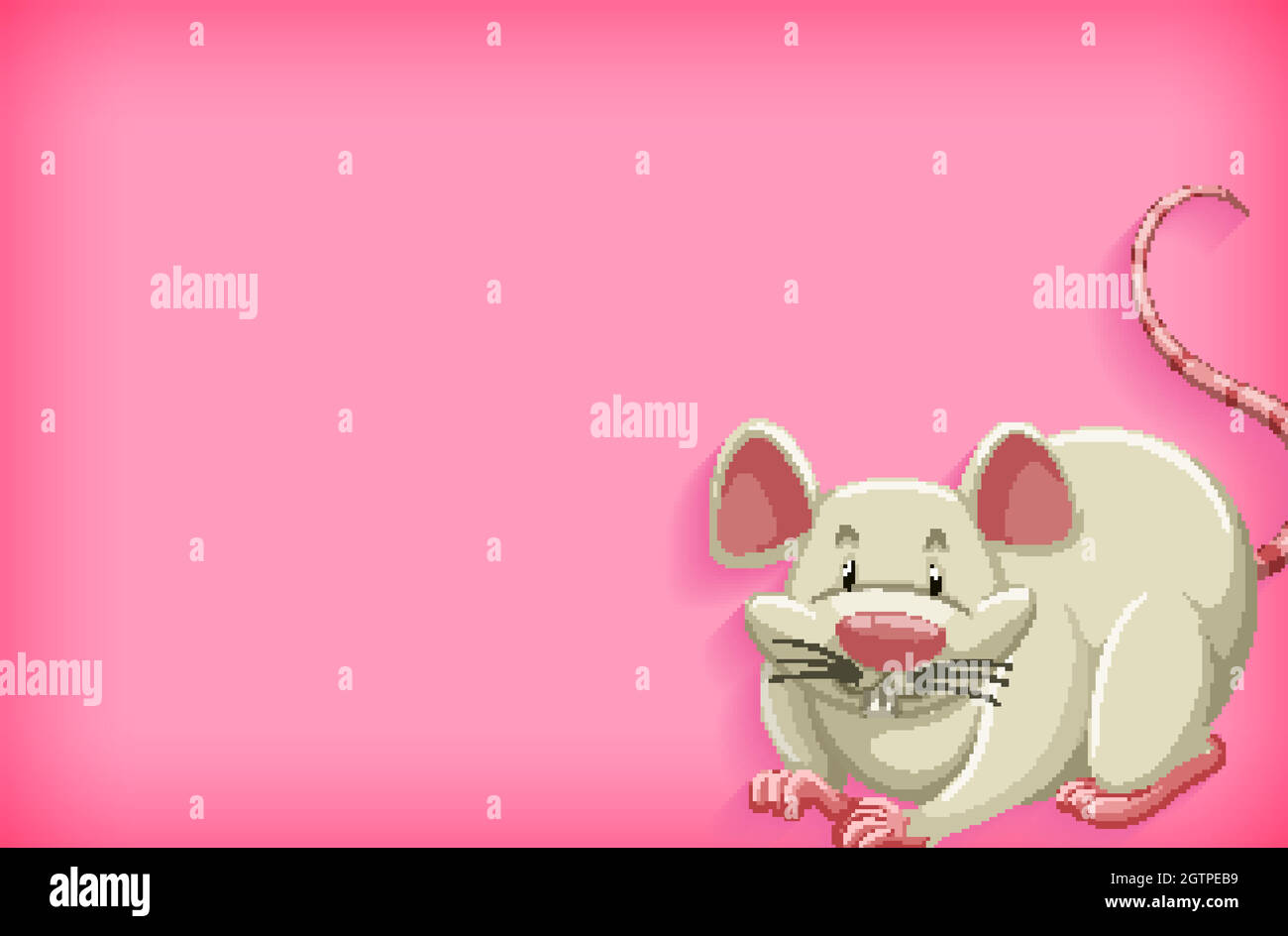 Cartoon white mouse Stock Vector Images - Alamy
