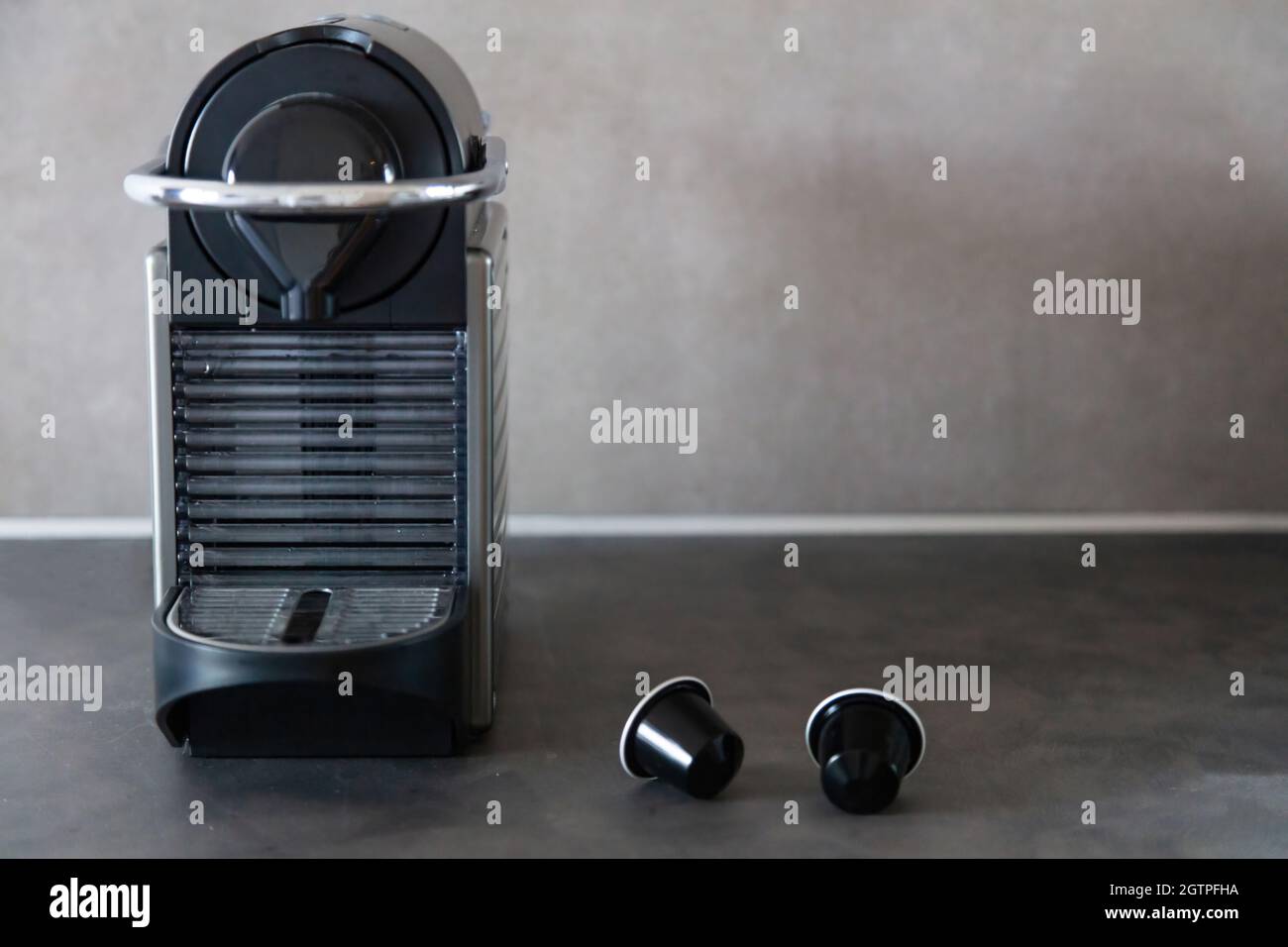 Espresso capsule machine coffee hi-res stock photography and images - Alamy