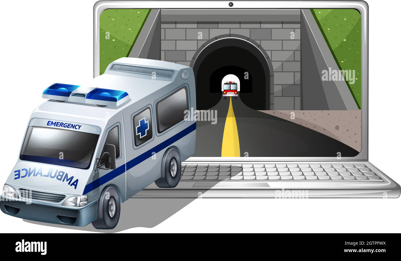 Ambulance display Stock Vector Images - Alamy