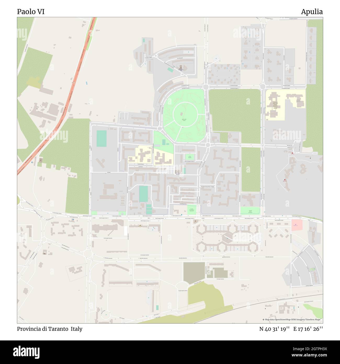 Taranto italy map hi-res stock photography and images - Alamy