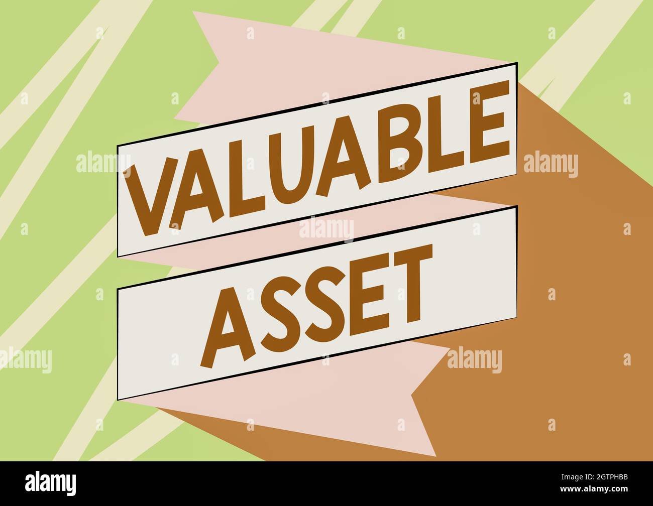 Hand writing sign Valuable Asset. Concept meaning Your most valuable ...