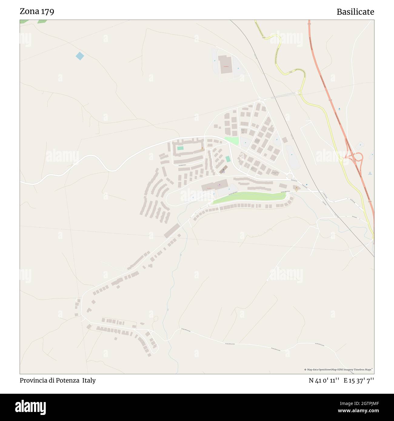 Zona 179, Provincia di Potenza, Italy, Basilicate, N 41 0' 11'', E 15 ...