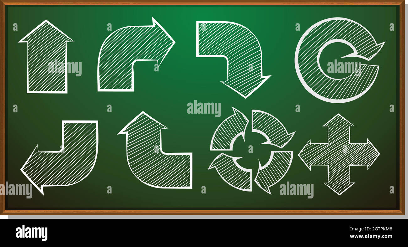 Straight on and right turn arrow Stock Vector Images - Alamy