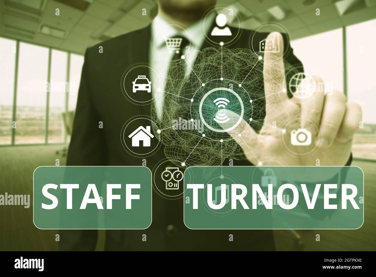 Text caption presenting Staff Turnover. Conceptual photo The percentage ... Text caption presenting Staff Turnover. Conceptual photo The percentage ...