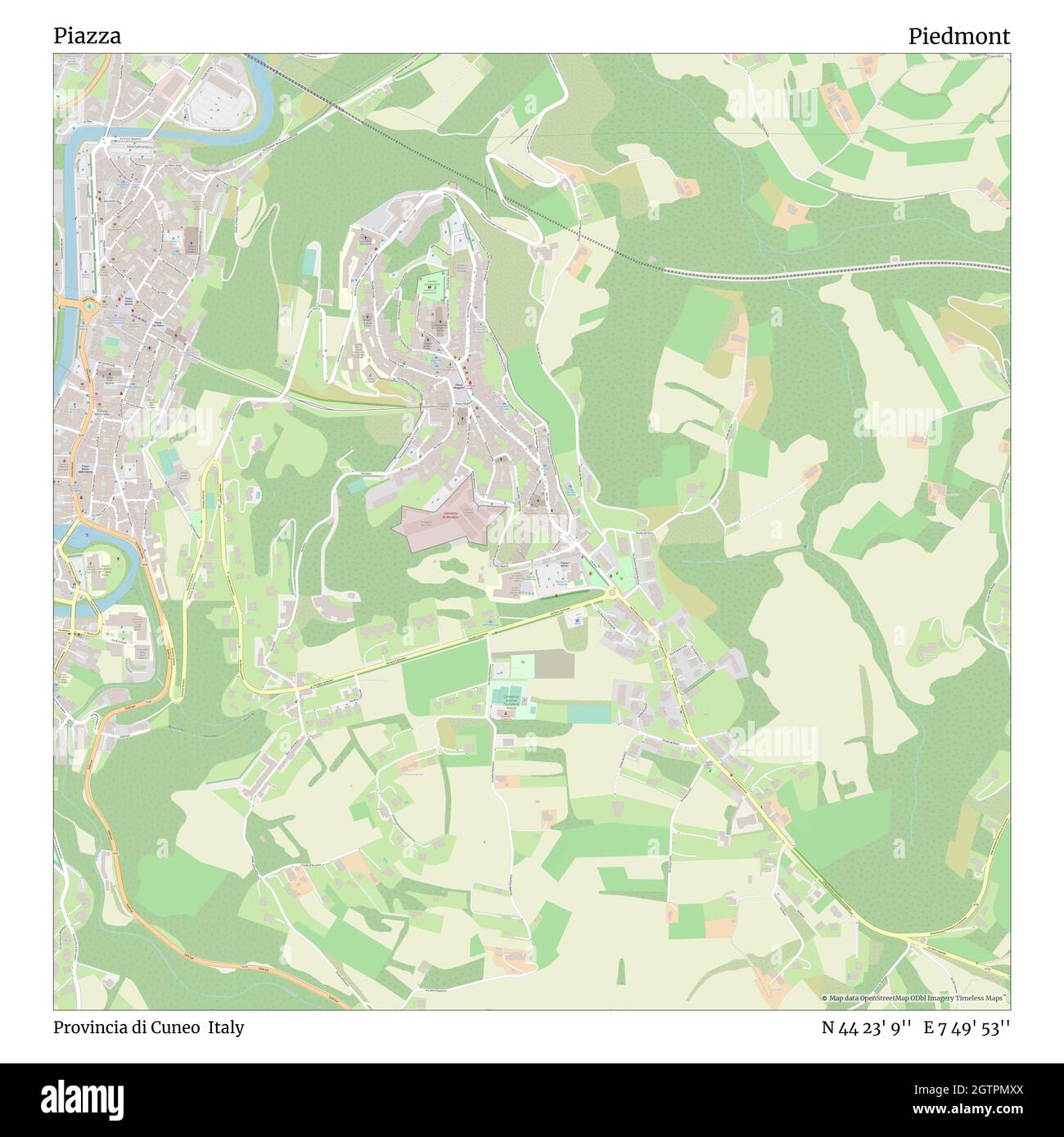 Piazza, Provincia di Cuneo, Italy, Piedmont, N 44 23' 9'', E 7 49' 53 ...