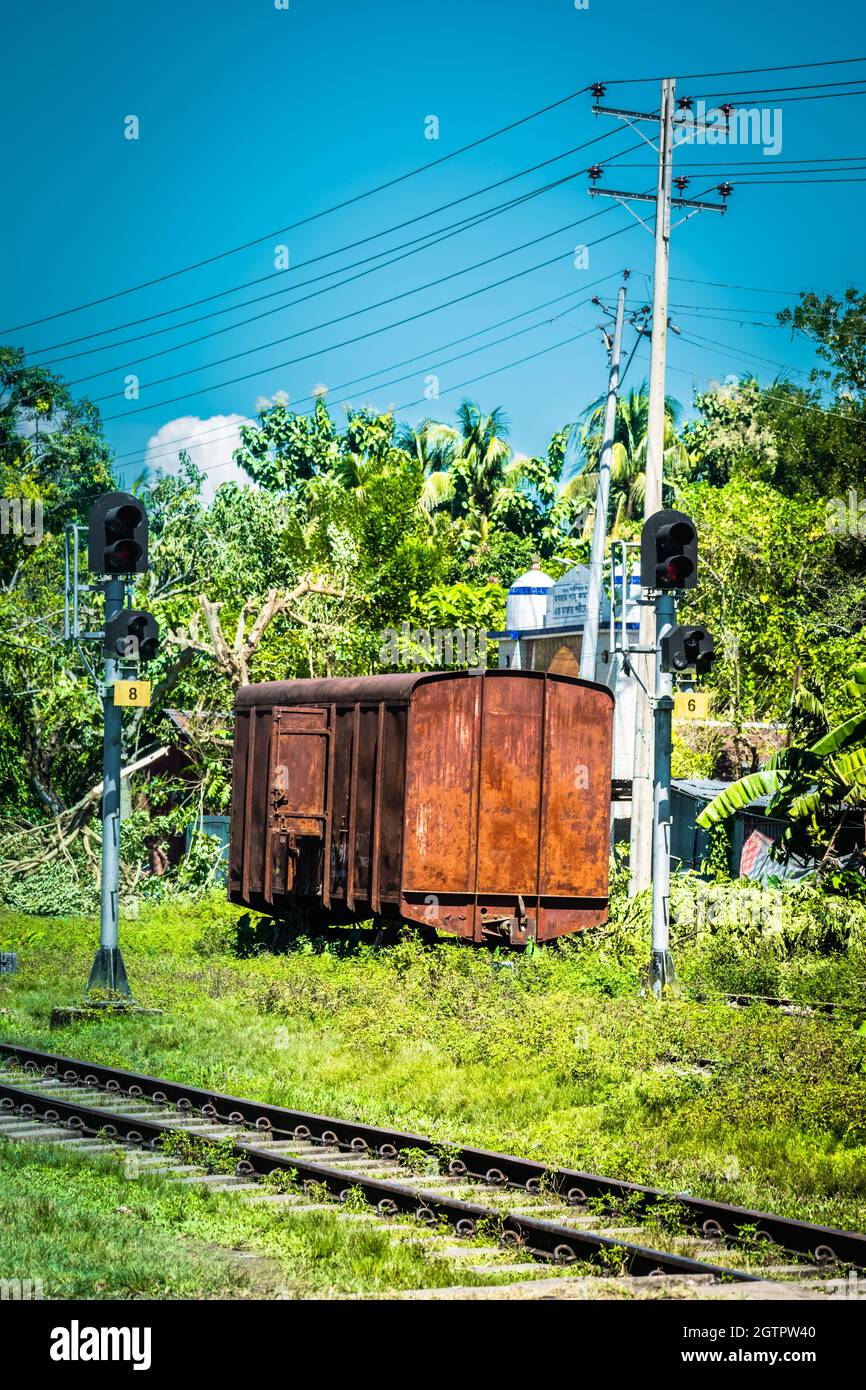 Kulaura Railway Station Stock Photo - Alamy