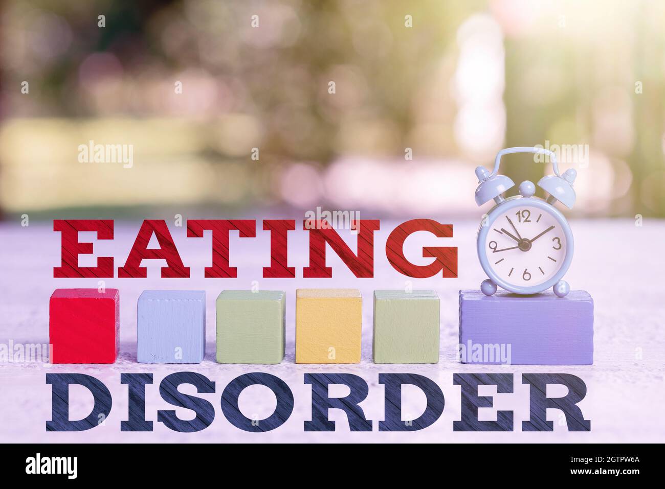 Hand writing sign Eating Disorder. Word for illnesses that are ...