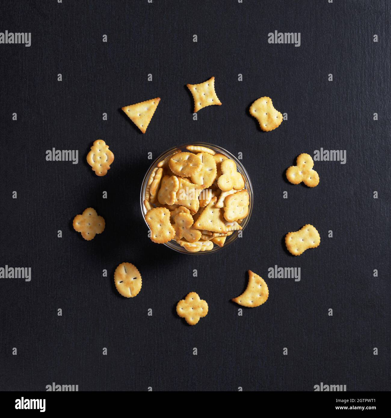 Cracker in different shapes hi-res stock photography and images - Alamy