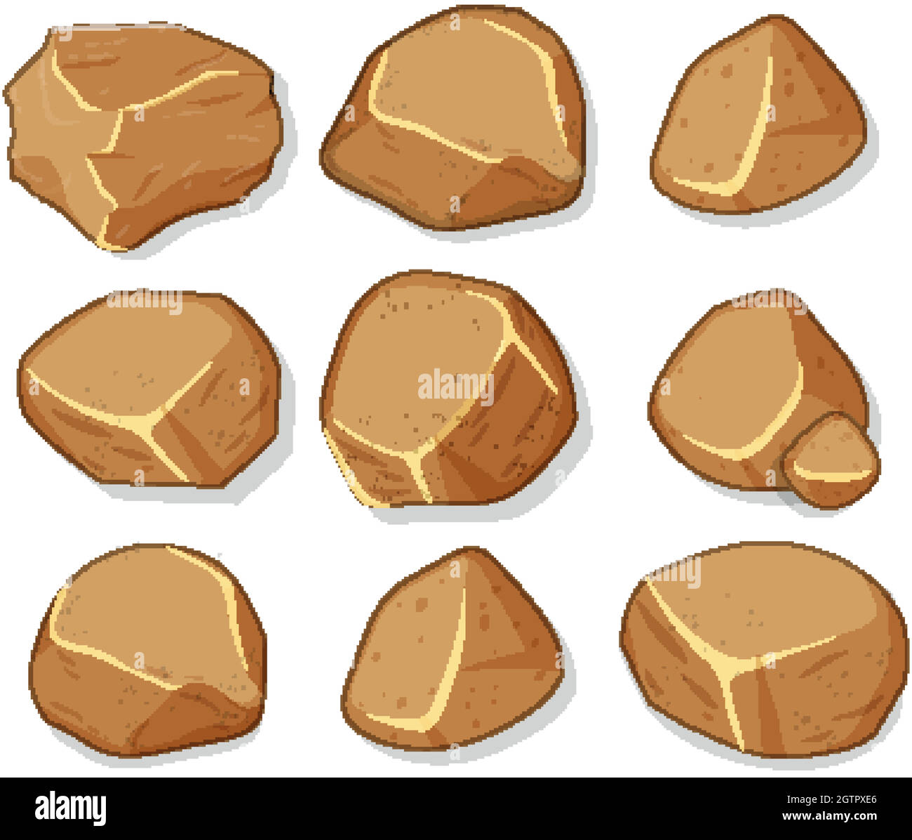 Brown sedimentary rock background Stock Vector Images - Alamy