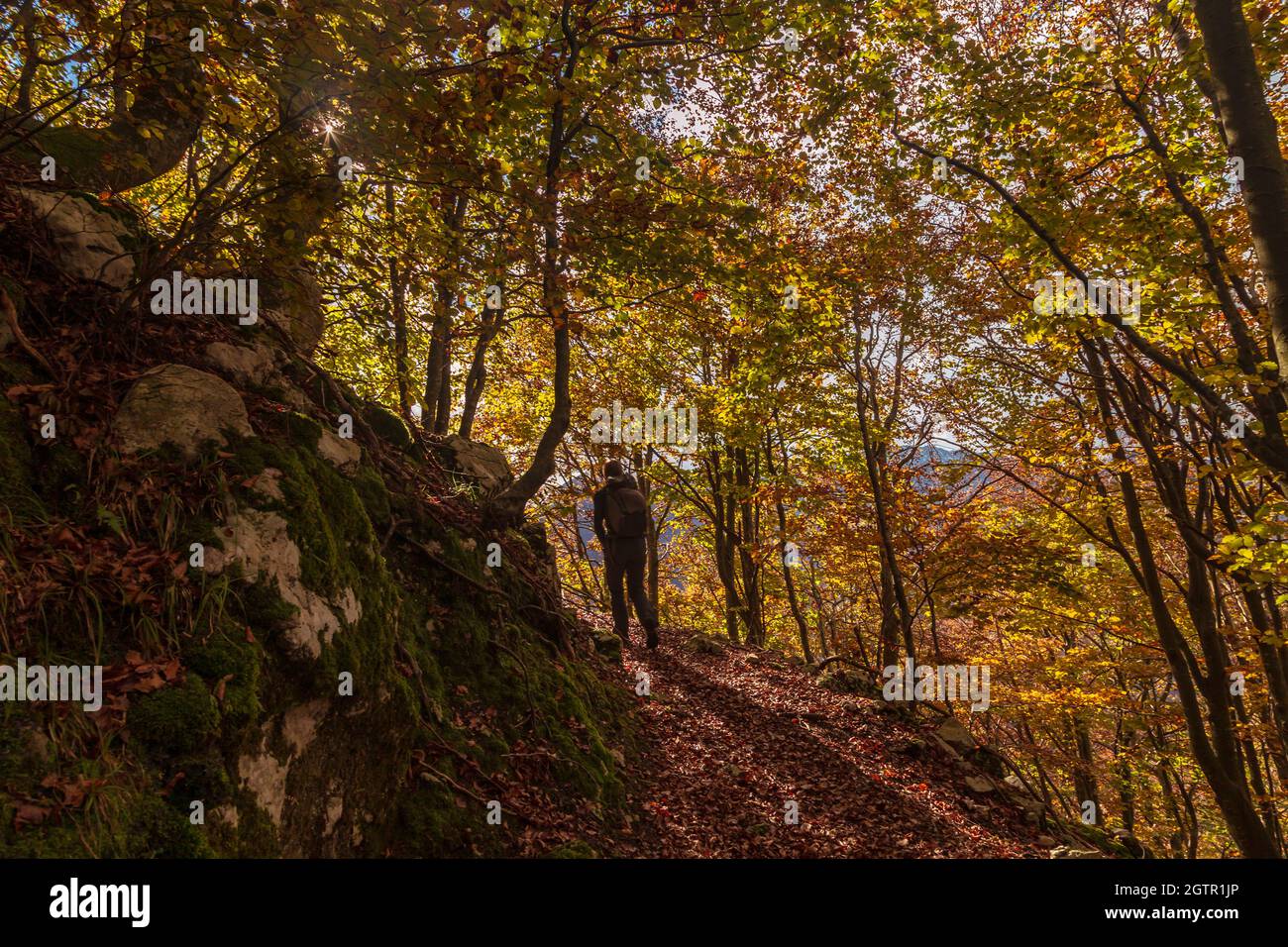 October day in the mountains of Val di Resia, in Friuli-Venezia Giulia ...