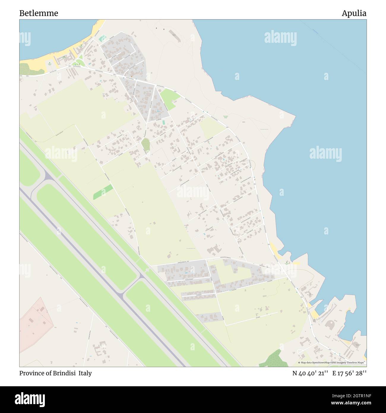 Map of brindisi Cut Out Stock Images & Pictures - Alamy