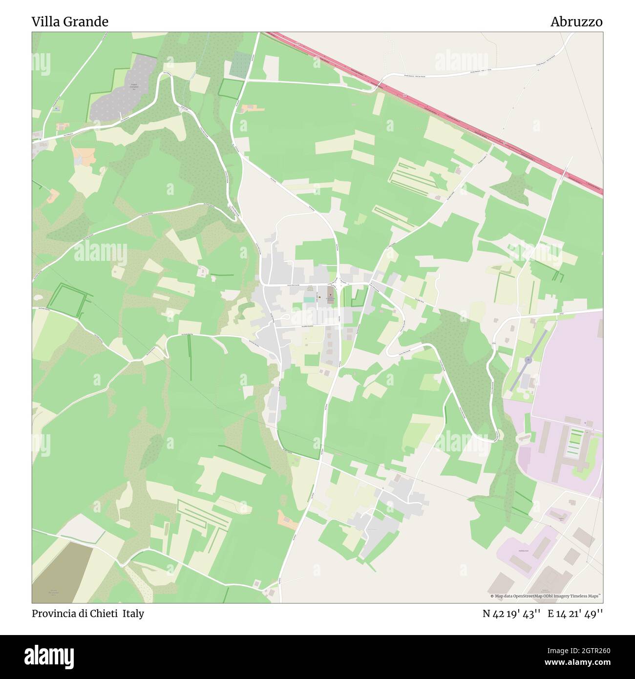 Map of chieti hi-res stock photography and images - Alamy