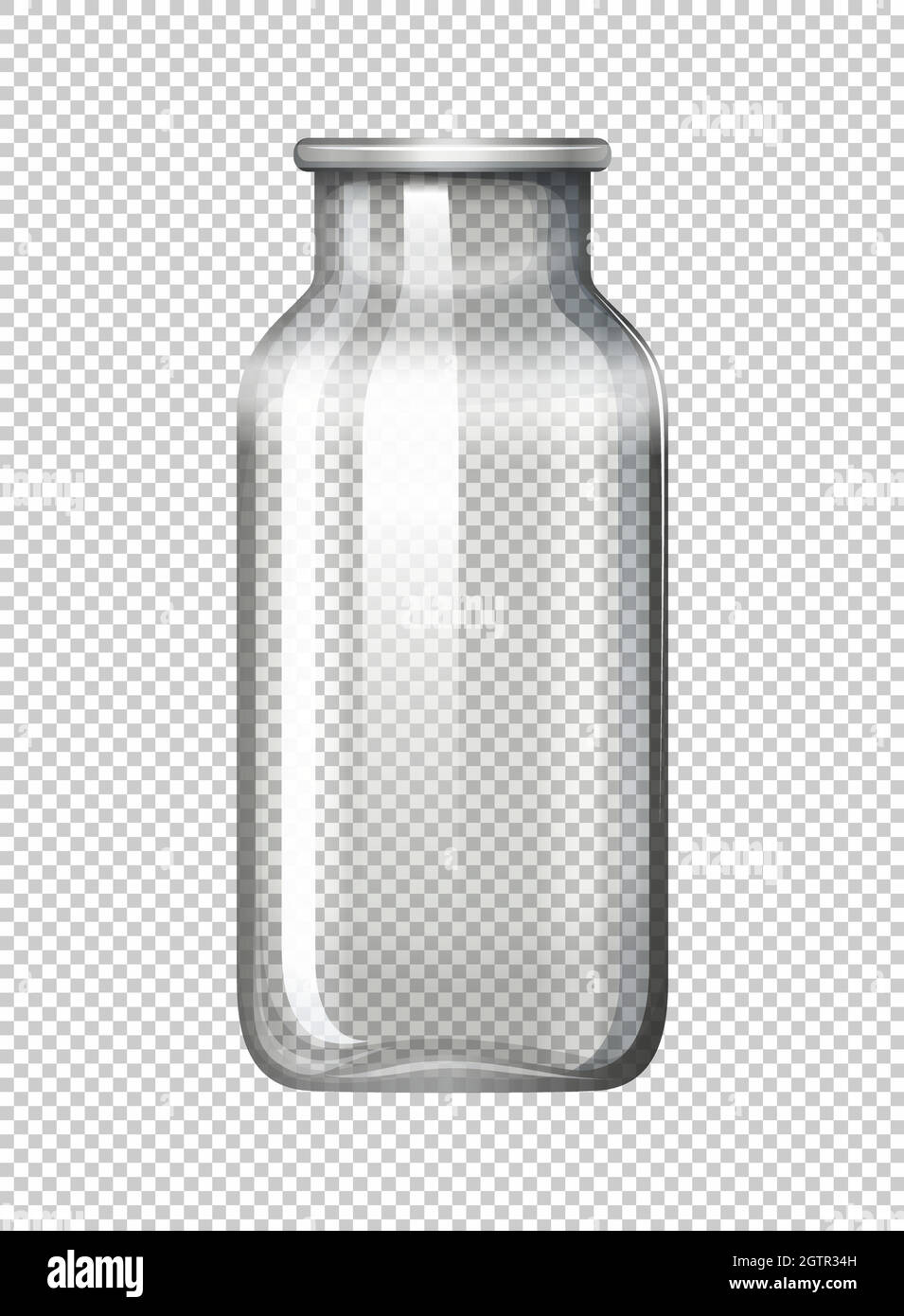 Plastic transparent bottle on Stock Vector Images - Alamy