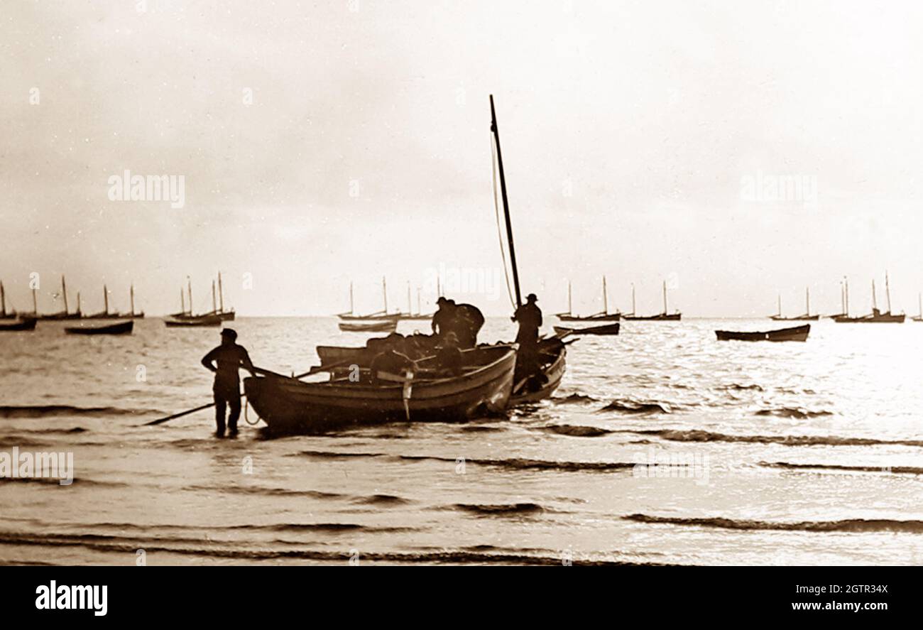 Filey fishermen hi-res stock photography and images - Alamy