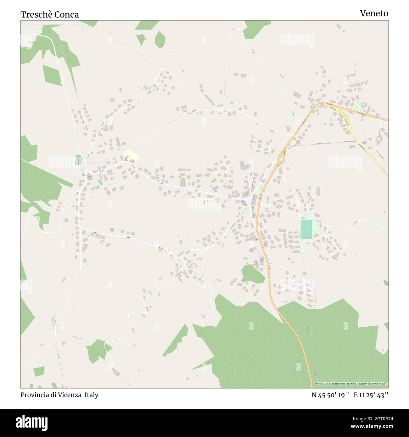 Treschè Conca, Provincia di Vicenza, Italy, Veneto, N 45 50' 19'', E 11 ...