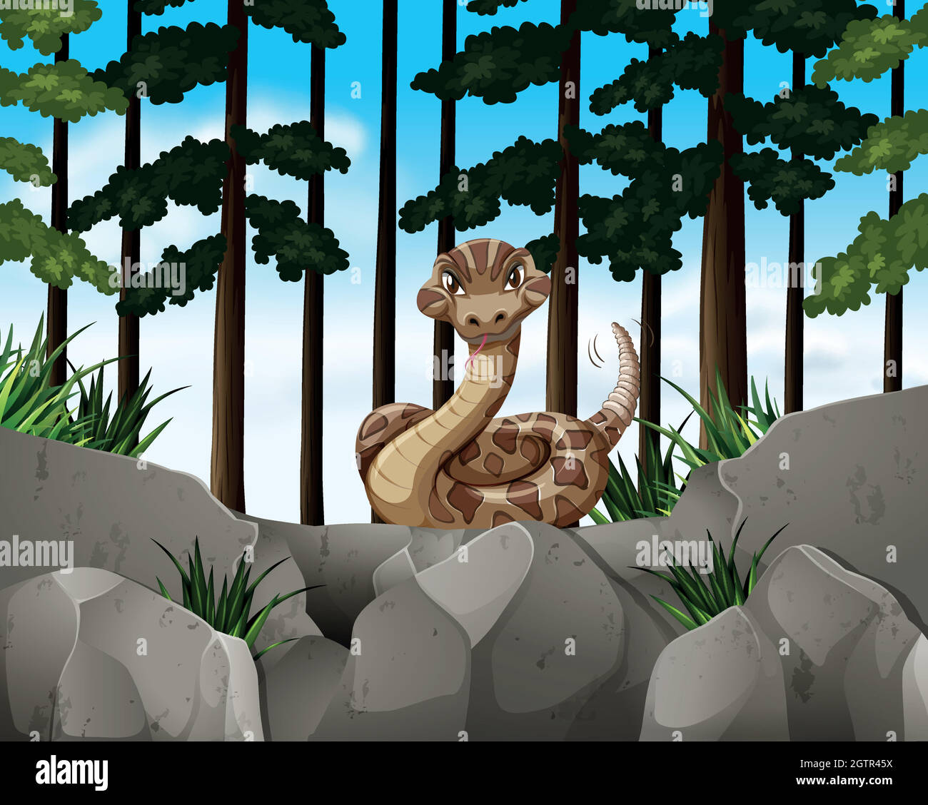 Snake forest hi-res stock photography and images - Alamy