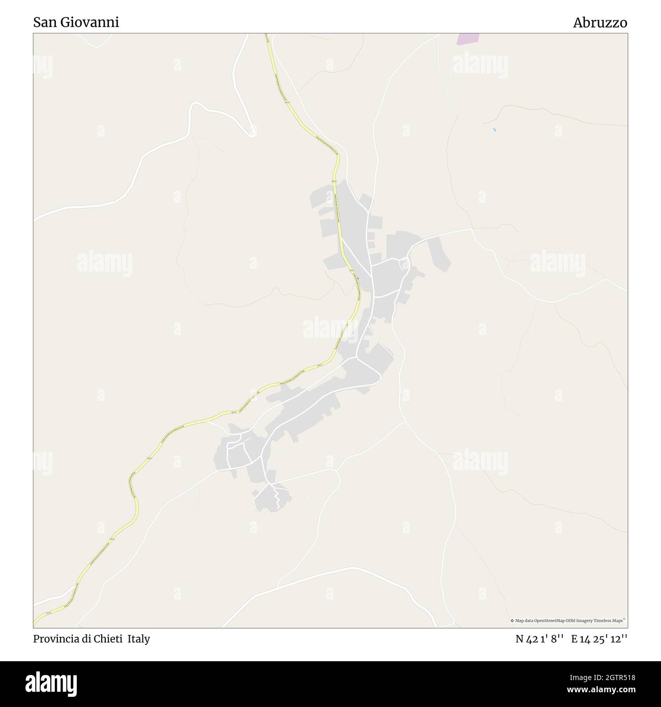 Chieti map hi-res stock photography and images - Alamy