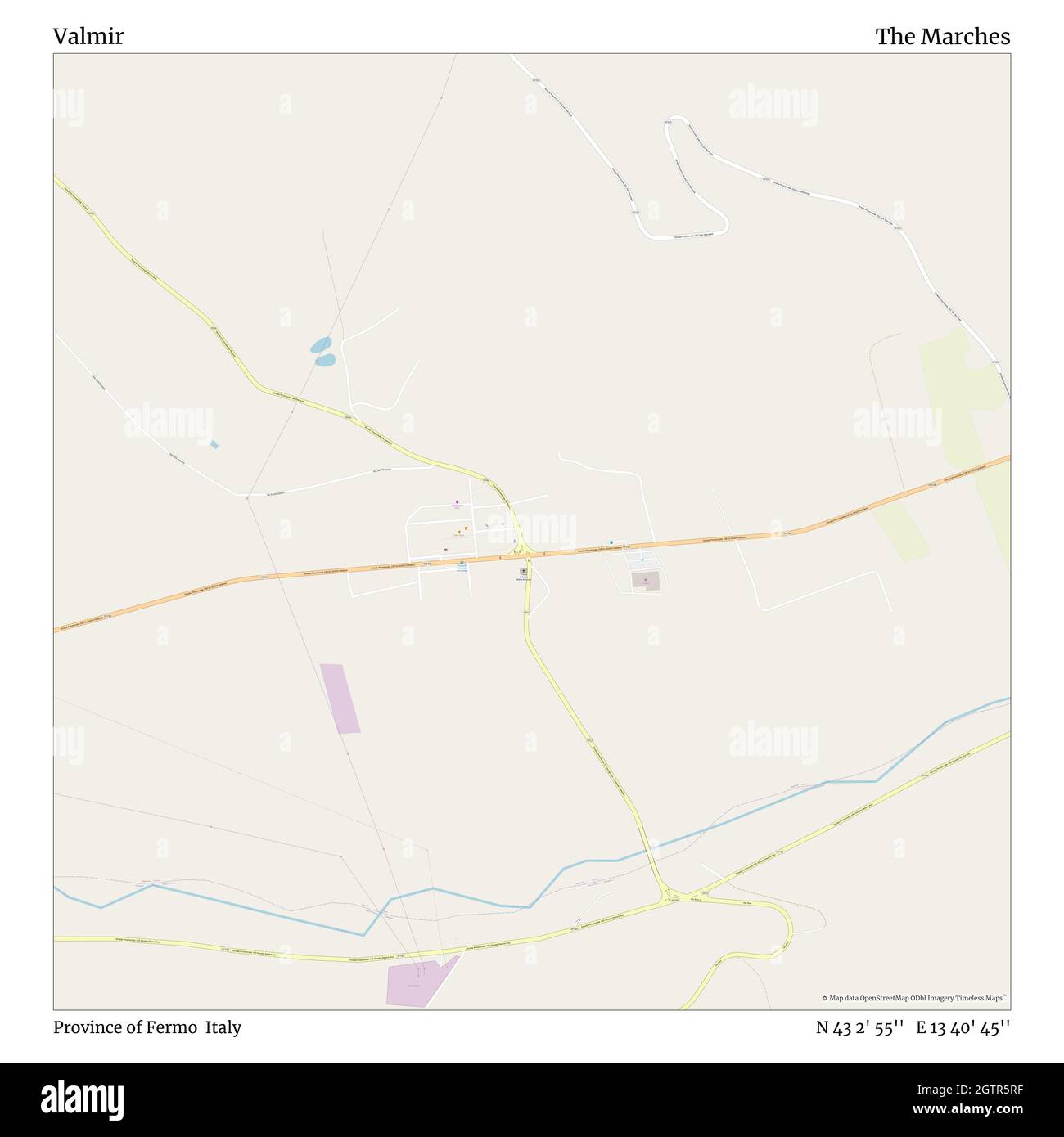 Map of fermo hi-res stock photography and images - Alamy