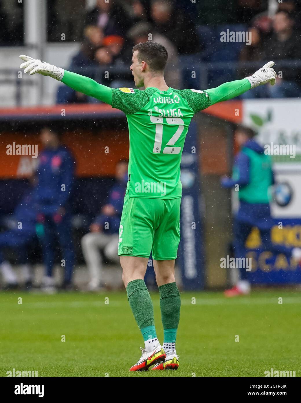 Simon Sluga #12 of Luton Town Stock Photo - Alamy