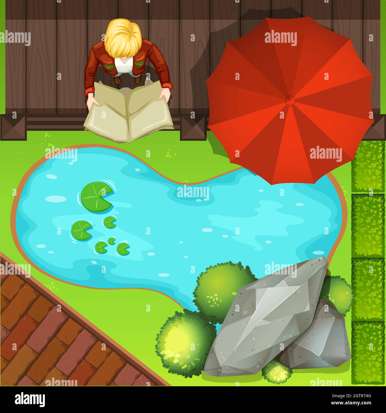 Standing outdoor Stock Vector Images - Alamy