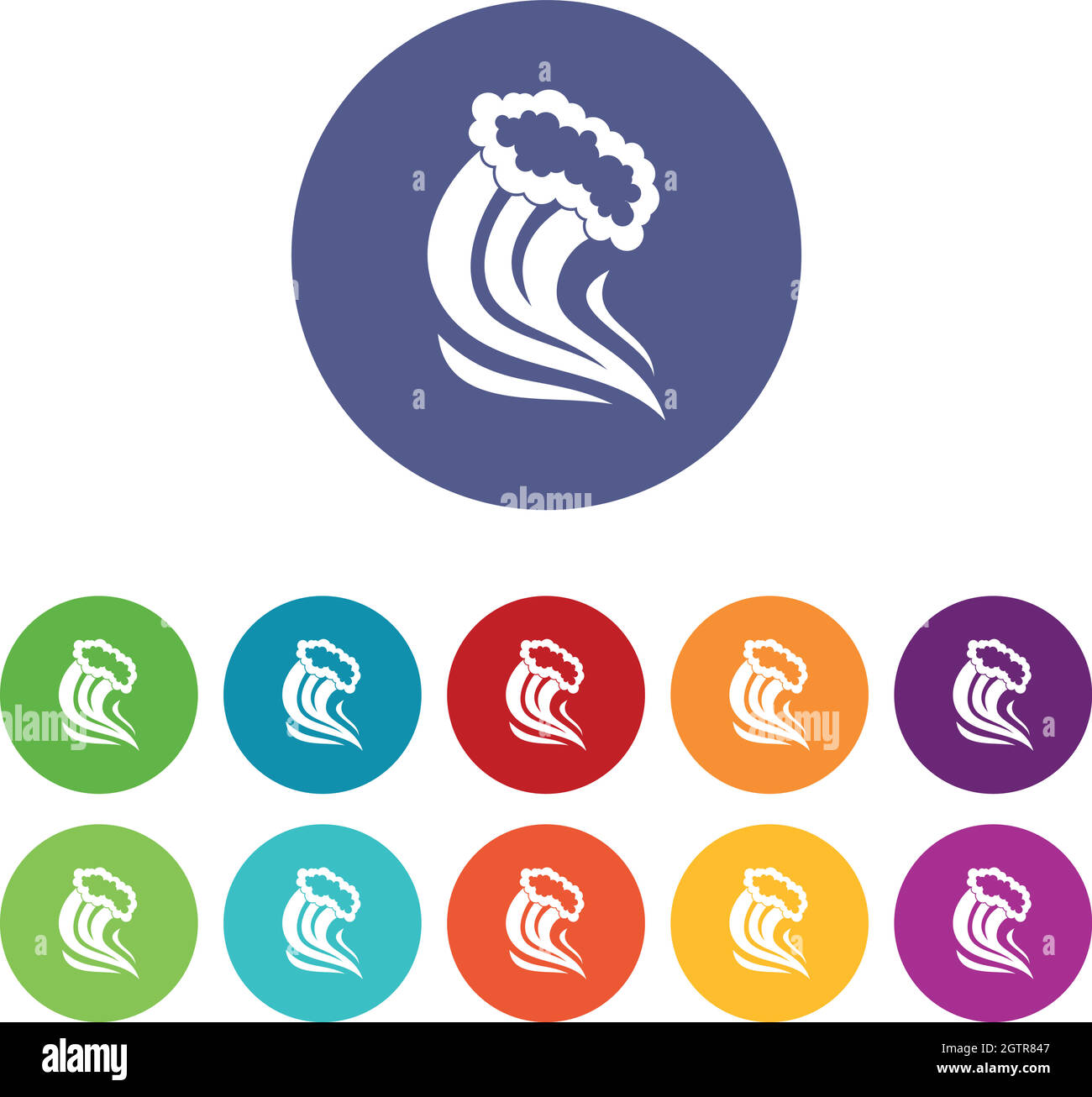 Foamy wave beach Stock Vector Images - Alamy