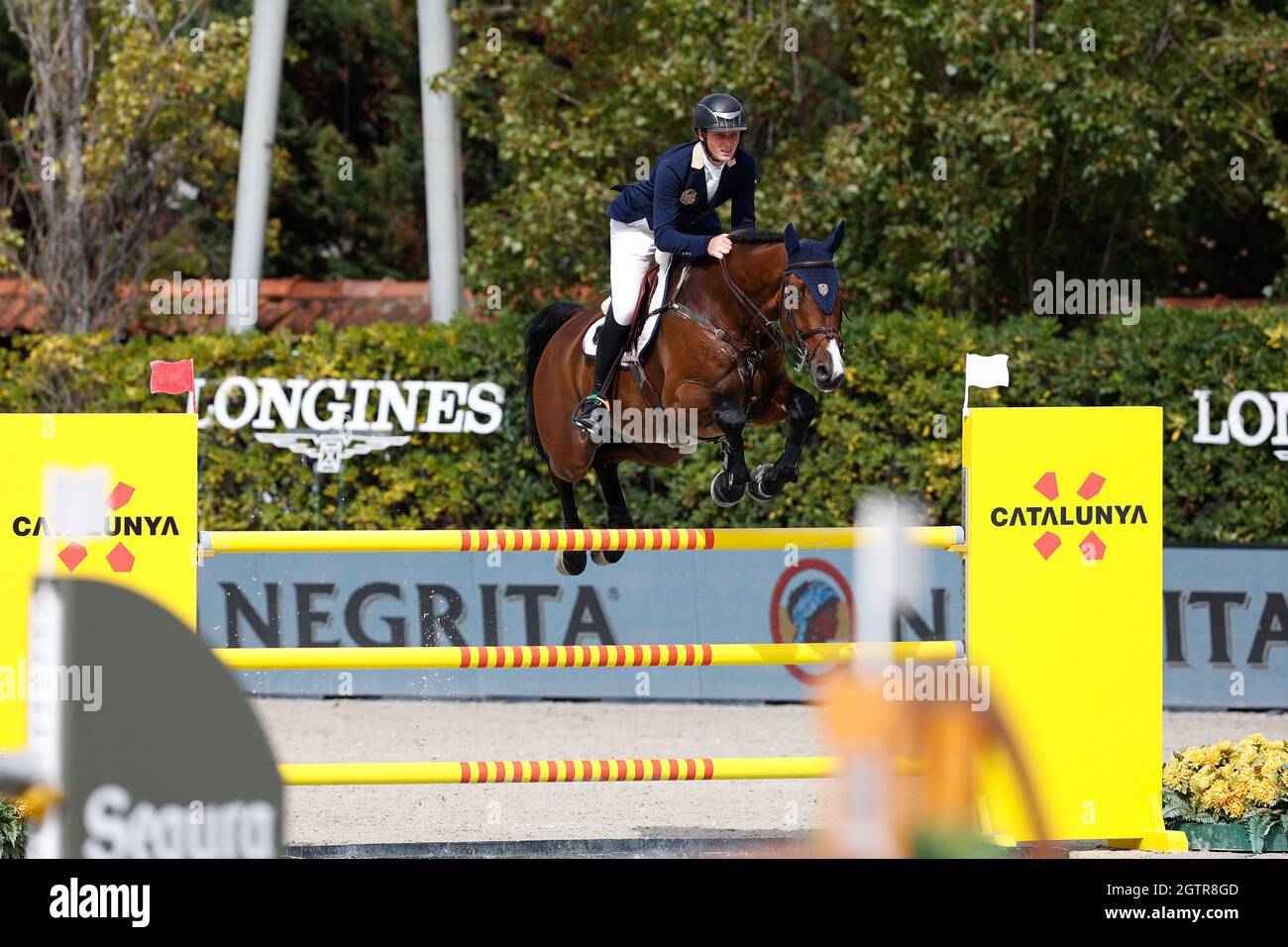 Michael Duffy of Ireland riding RMF Charly during the CSIO Barcelona ...