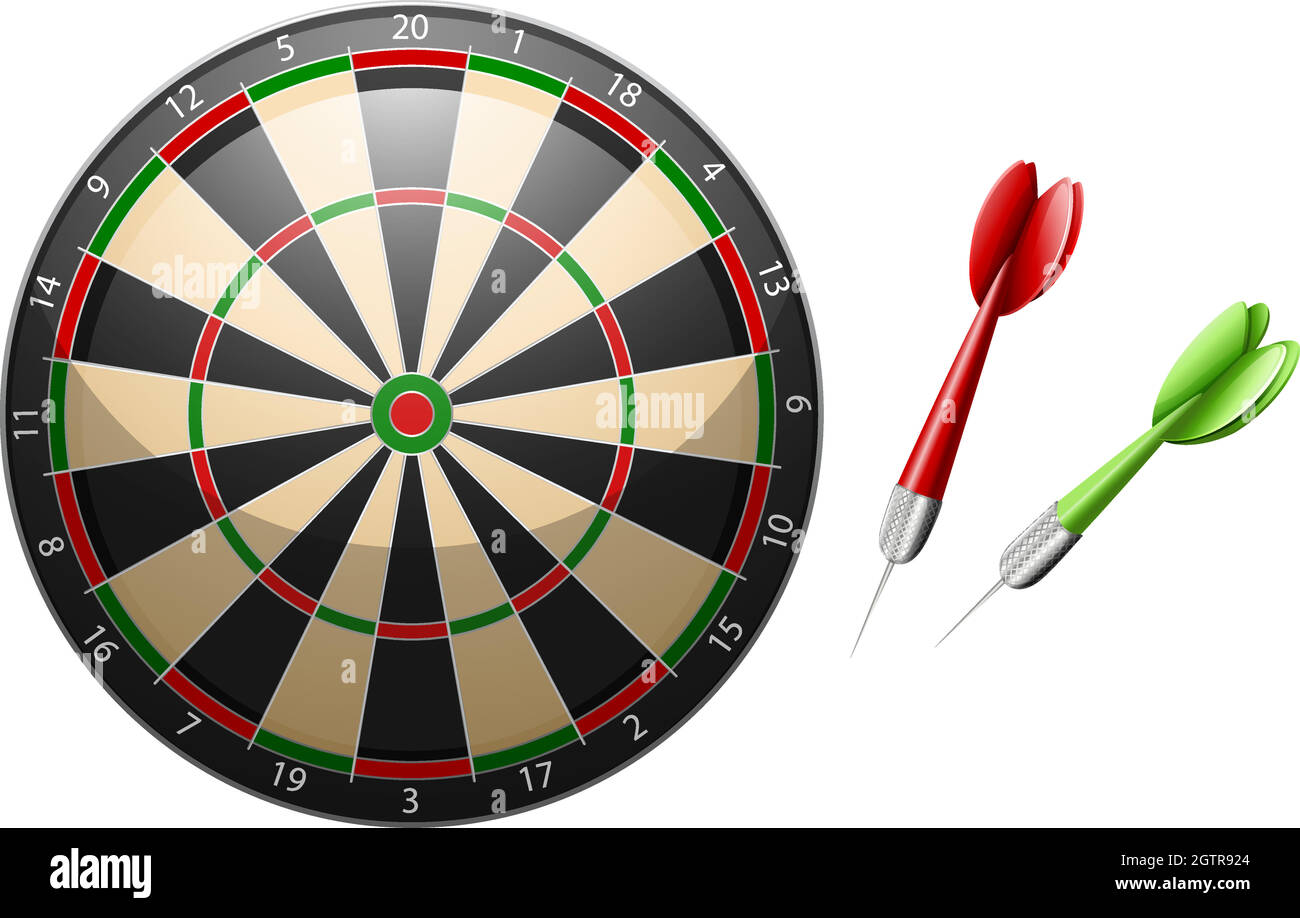 Dartboard background Stock Vector Images - Alamy