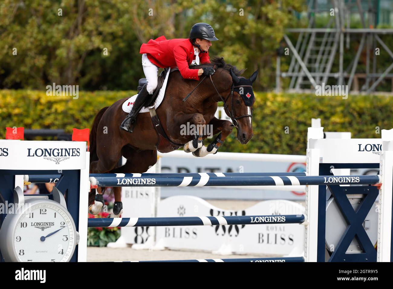 Kyle Timm of Canada riding Crapule Verdoso during the CSIO Barcelona ...