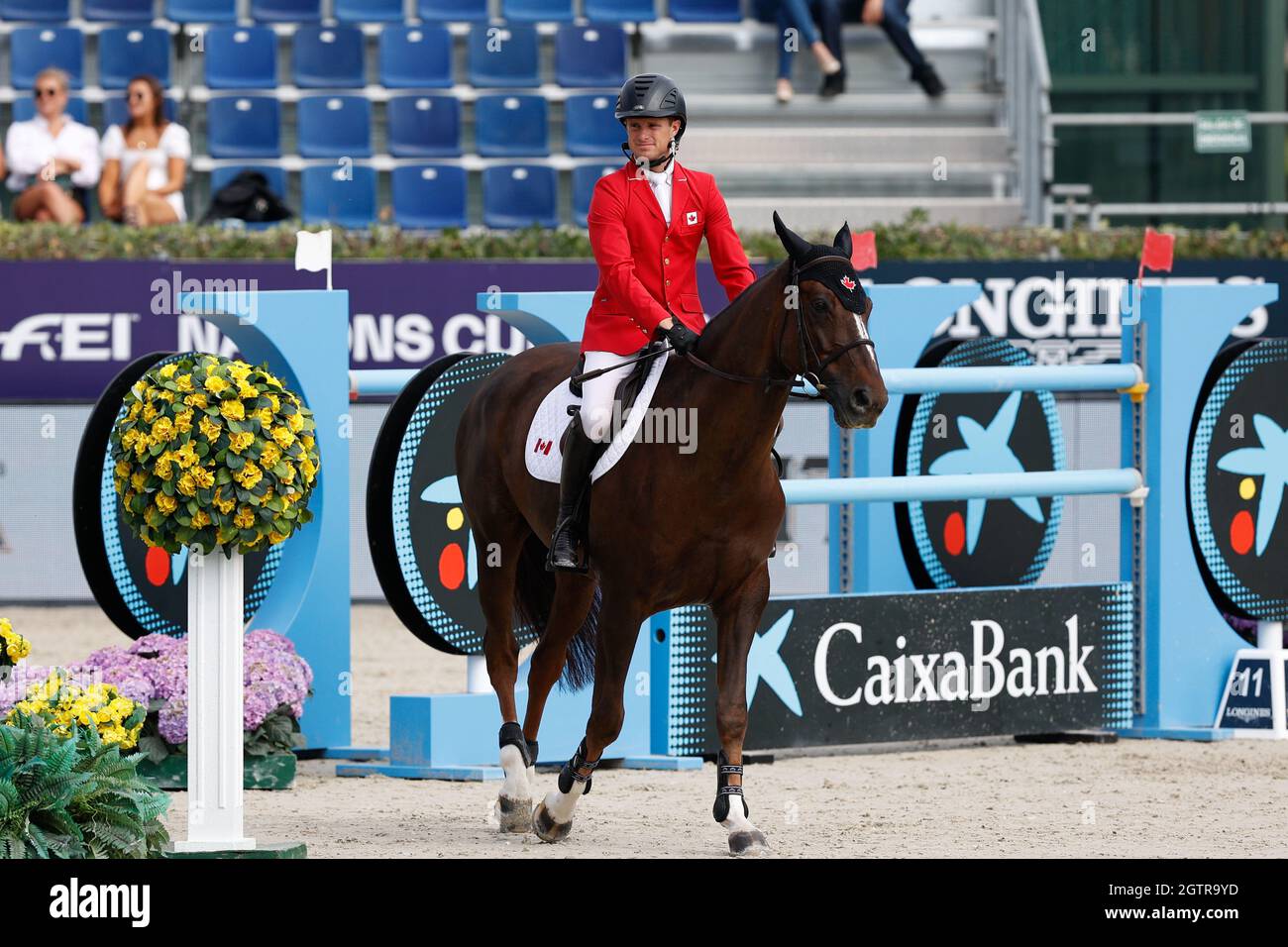 Kyle Timm of Canada riding Crapule Verdoso during the CSIO Barcelona ...