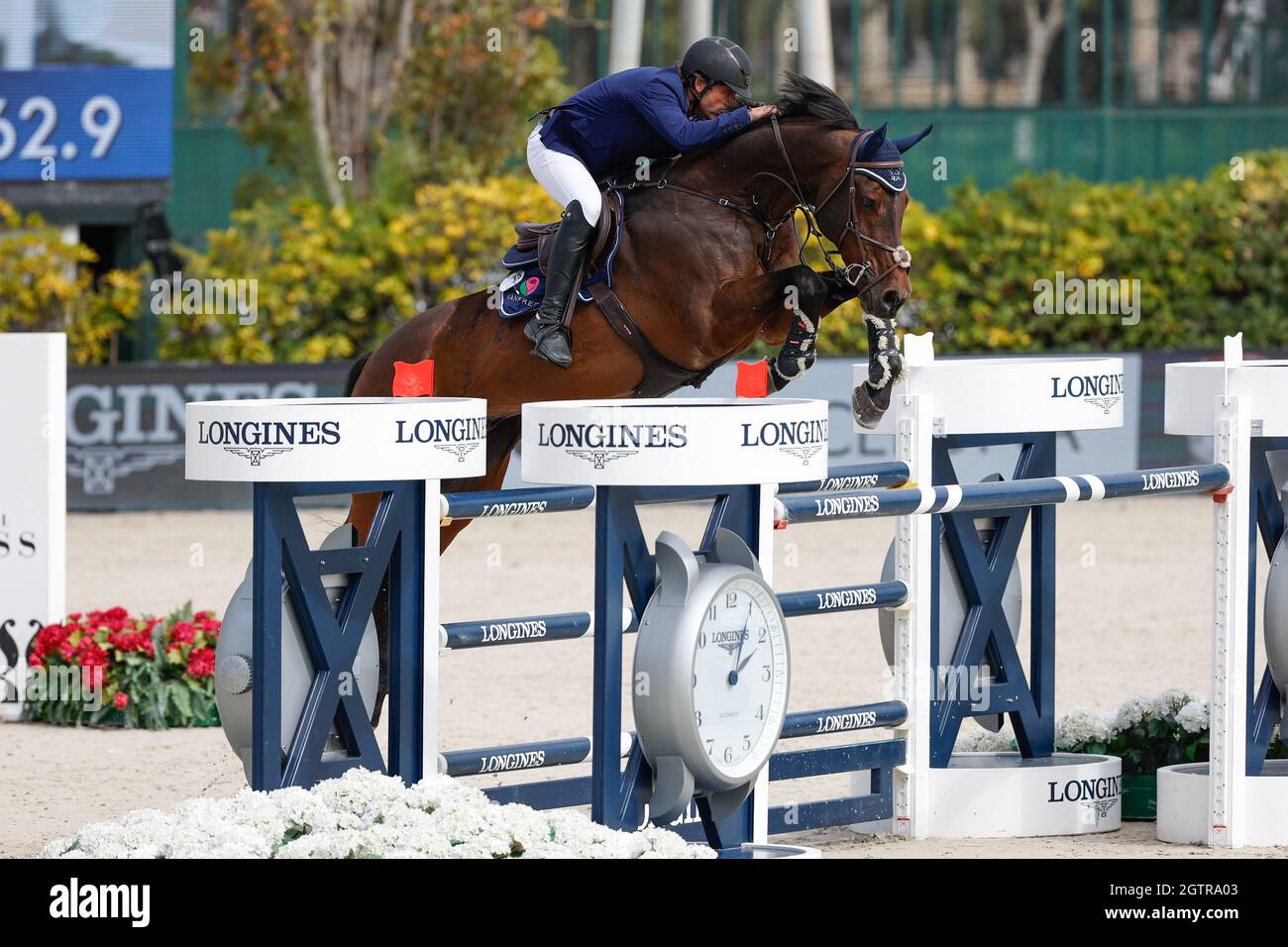 Ivan Serrano Saez of Spain riding Admiral during the CSIO Barcelona ...