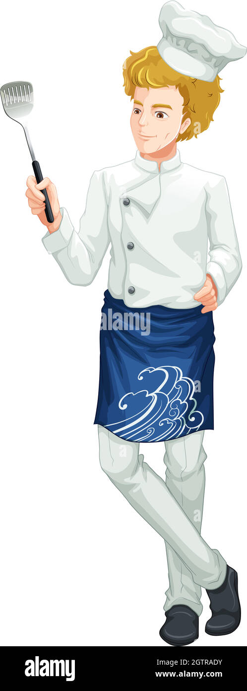 Man in work uniform standing Cut Out Stock Images & Pictures - Alamy