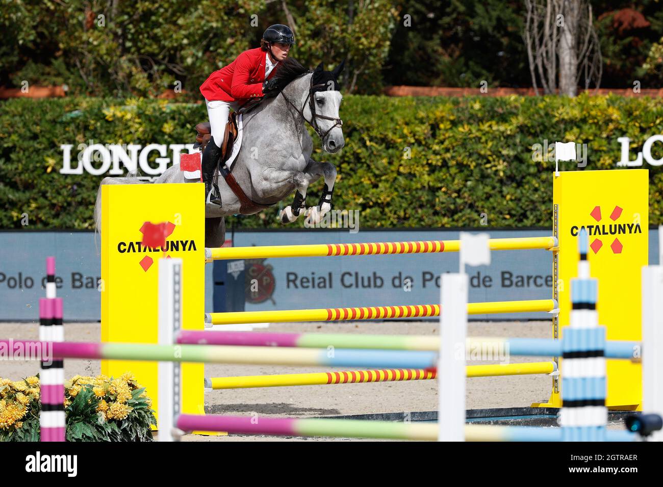Tim Wilks of Canada riding Dauwdruppel T&L Z during the CSIO Barcelona ...