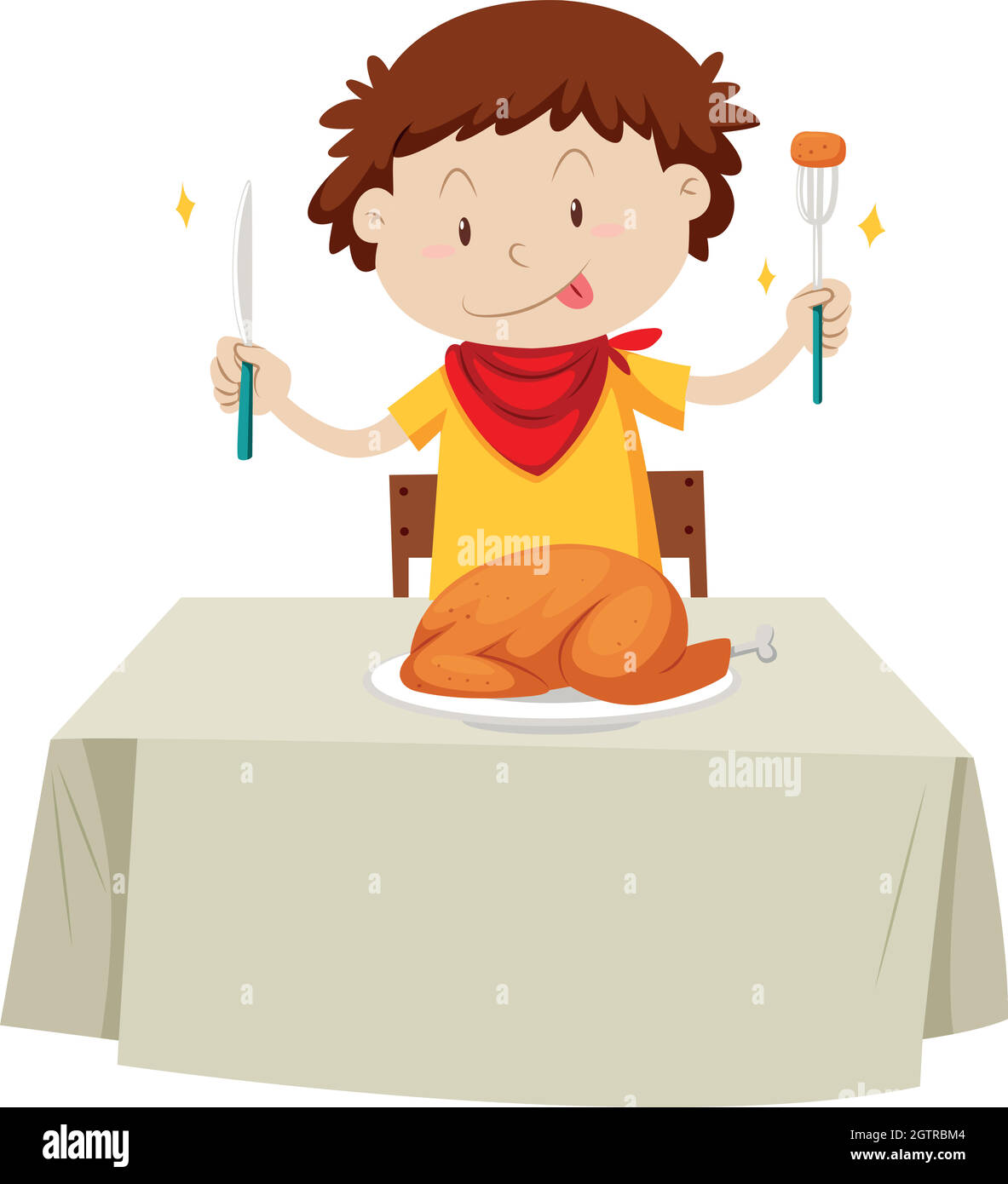 Chicken illustration hi-res stock photography and images - Alamy