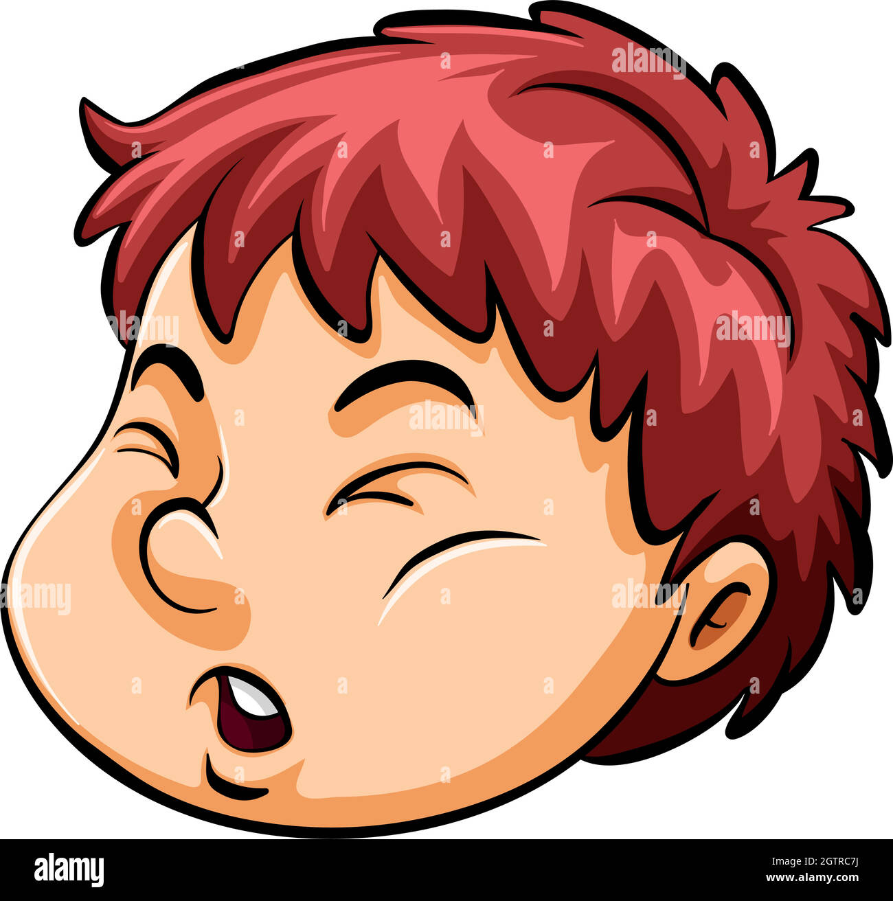 Tight face Stock Vector Images - Alamy