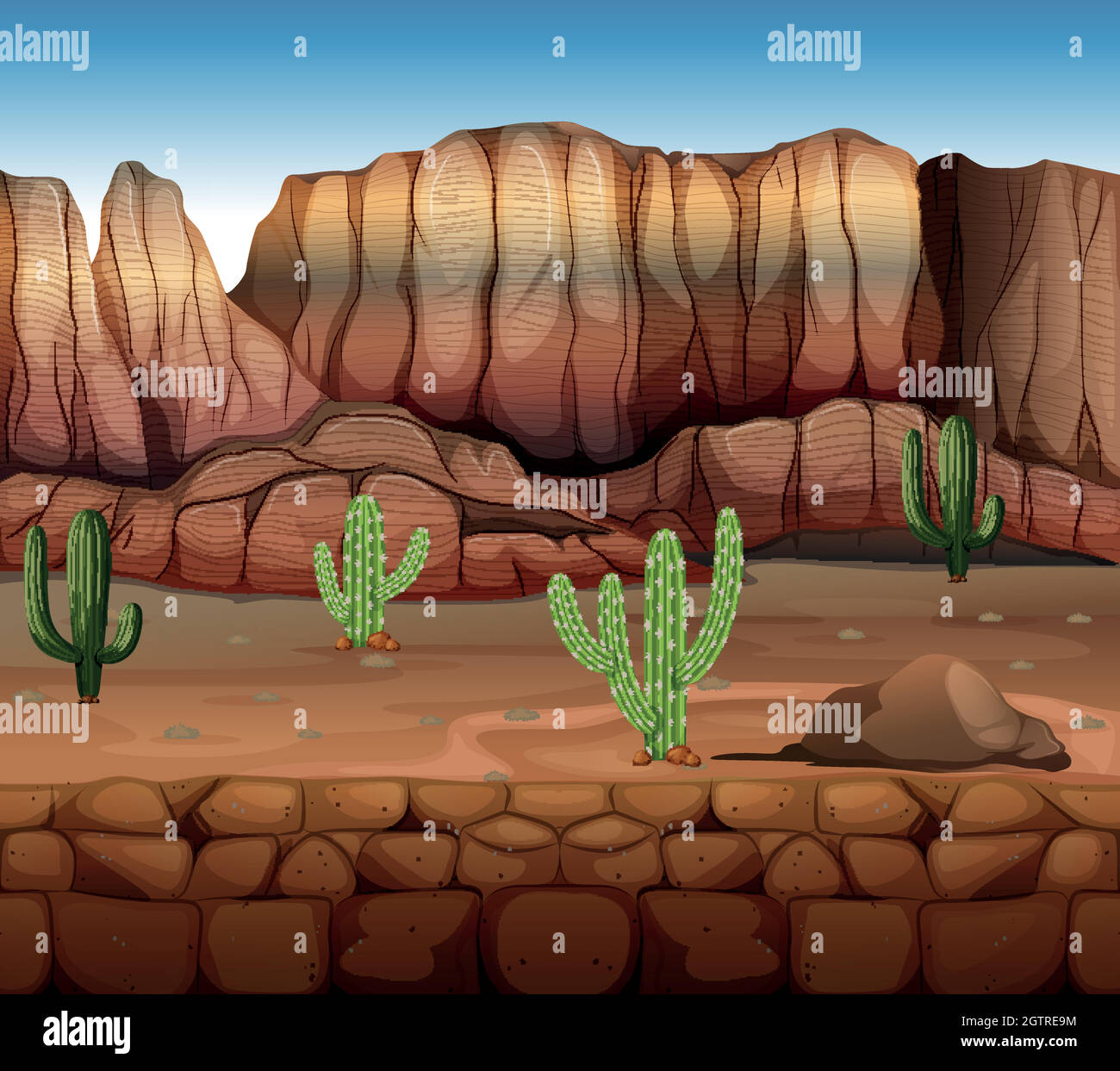 Canyon Stock Vector Images - Alamy
