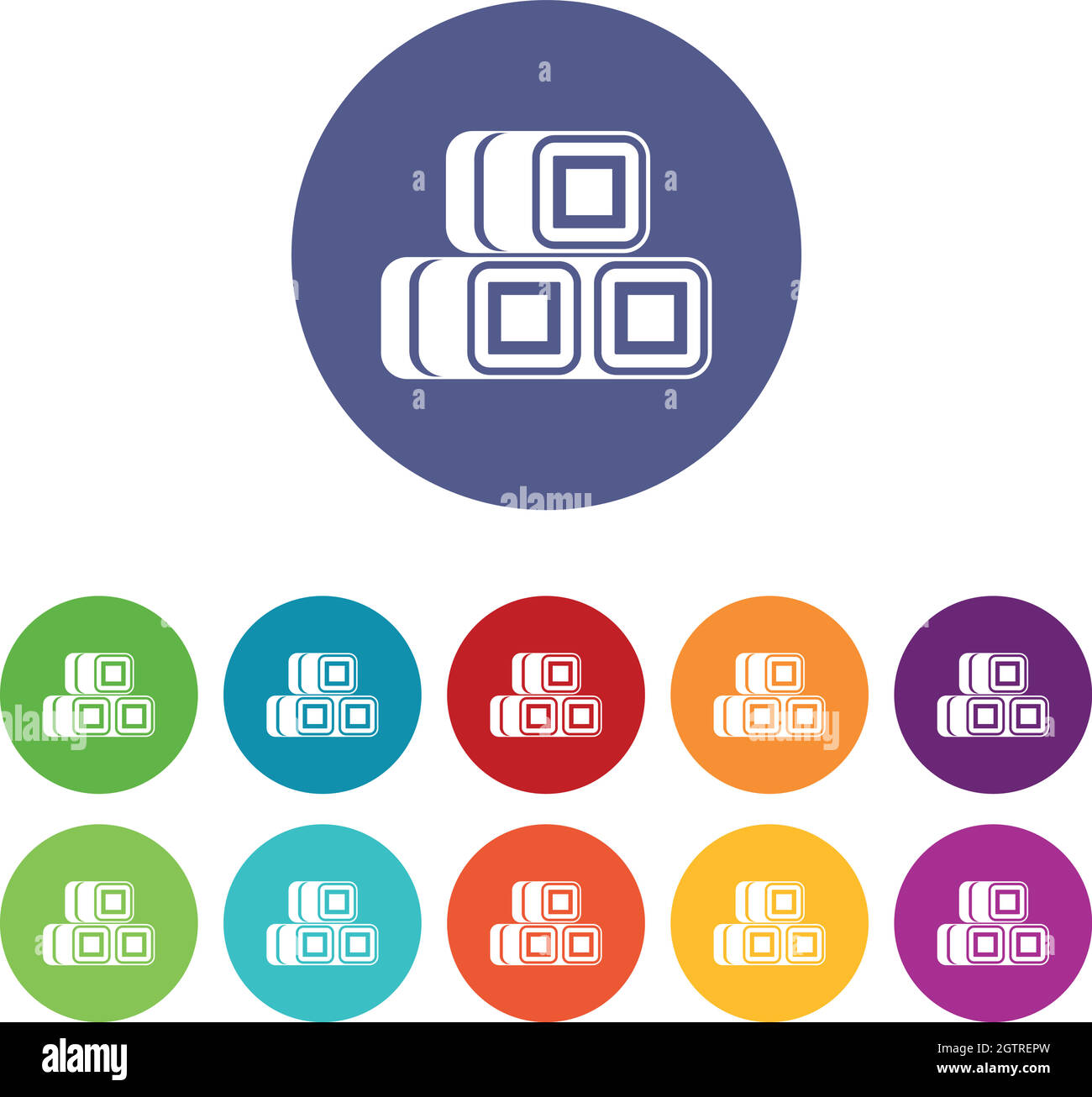 Hay lot Stock Vector Images - Alamy