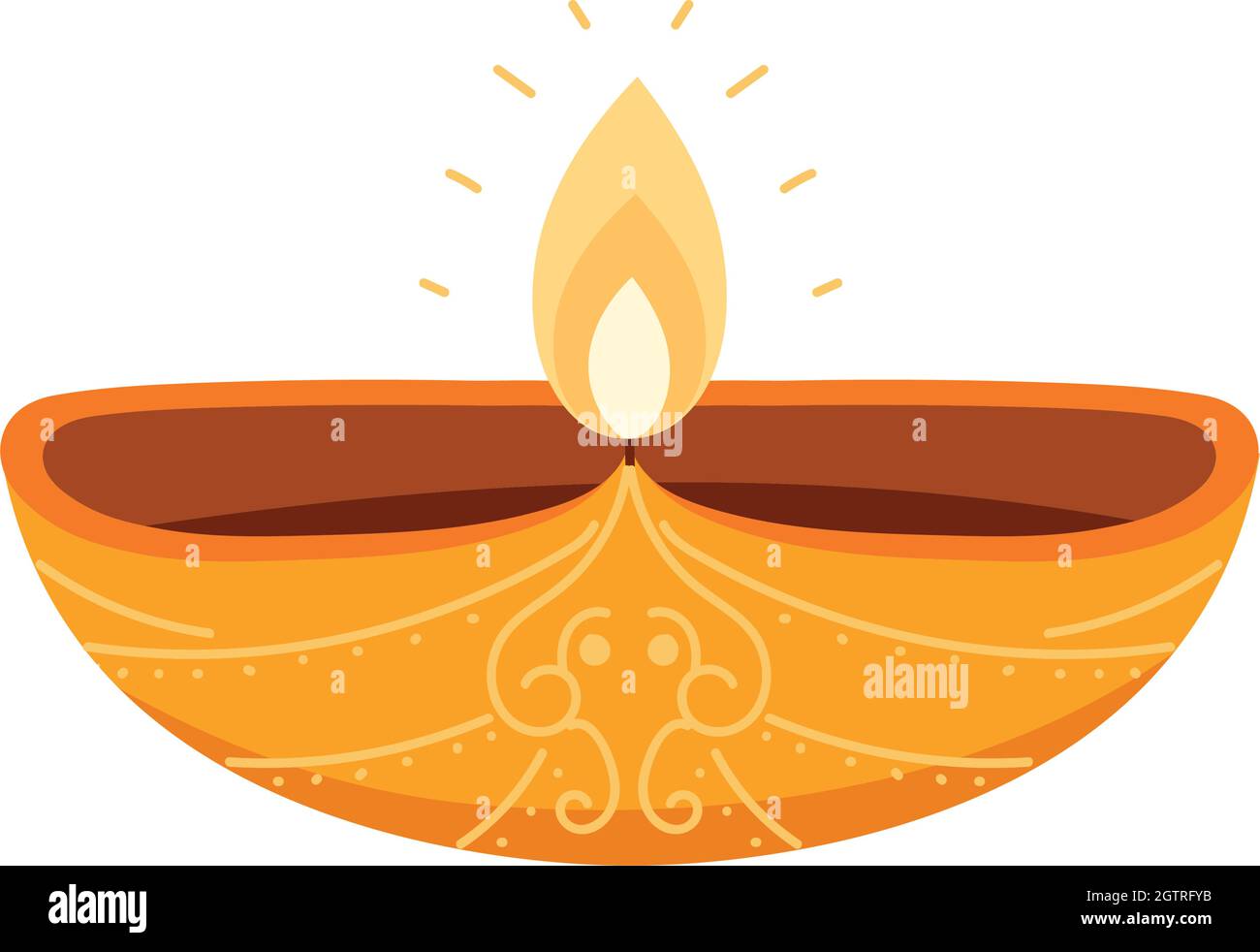 Classic diya Stock Vector Images - Alamy