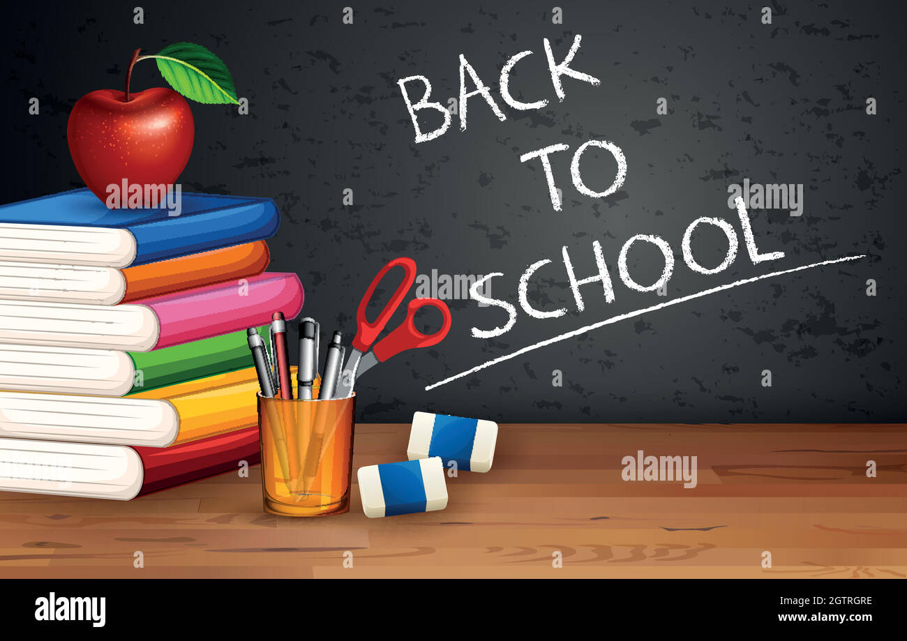 Back to school concept Stock Vector Image & Art - Alamy