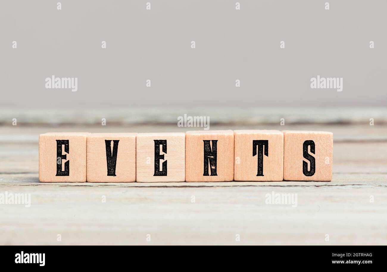Events block hi-res stock photography and images - Alamy