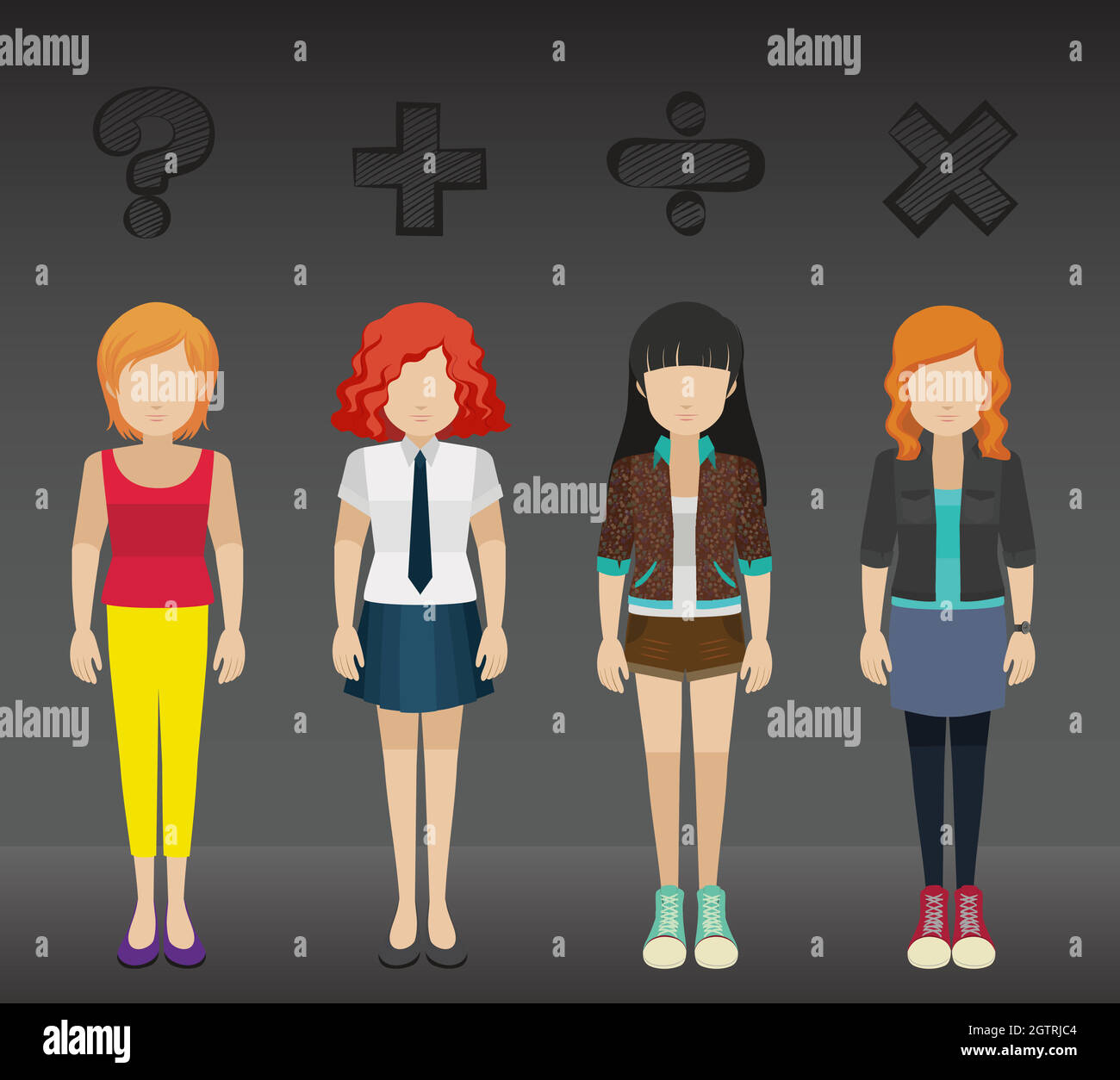 Mathematical operations Stock Vector Images - Alamy