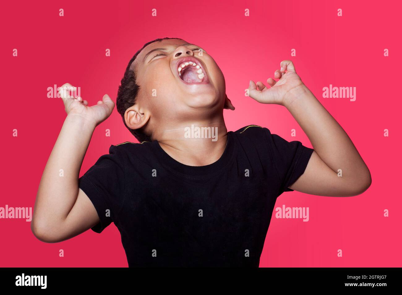 Boy screaming colored hi-res stock photography and images - Alamy