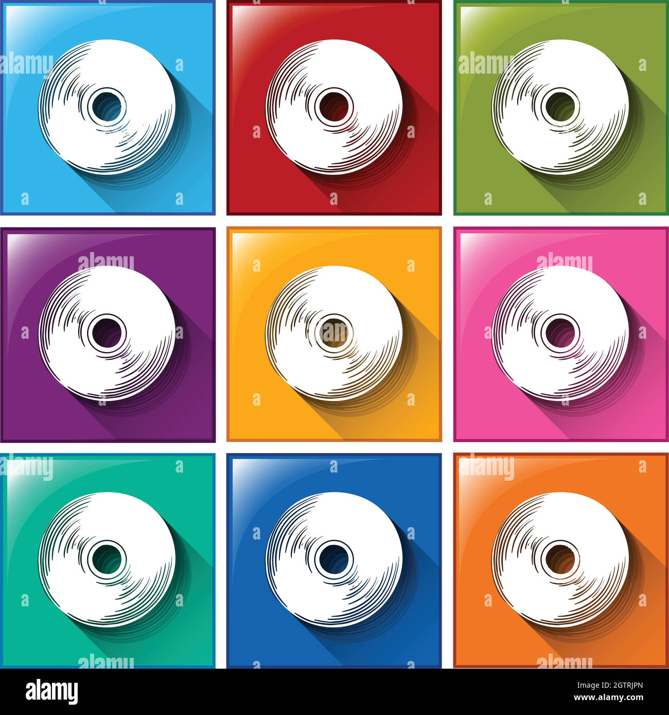 Cd template Stock Vector Images - Alamy